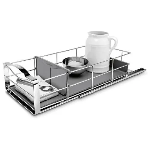 SIMPLEHUMAN Pull-out Cabinet Organizer - Grey- 9"
